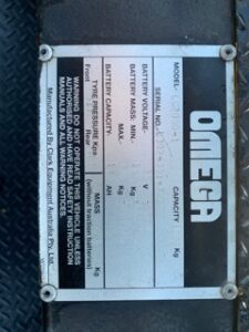 Tow Tug Omega - A-One Lift Trucks Sydney